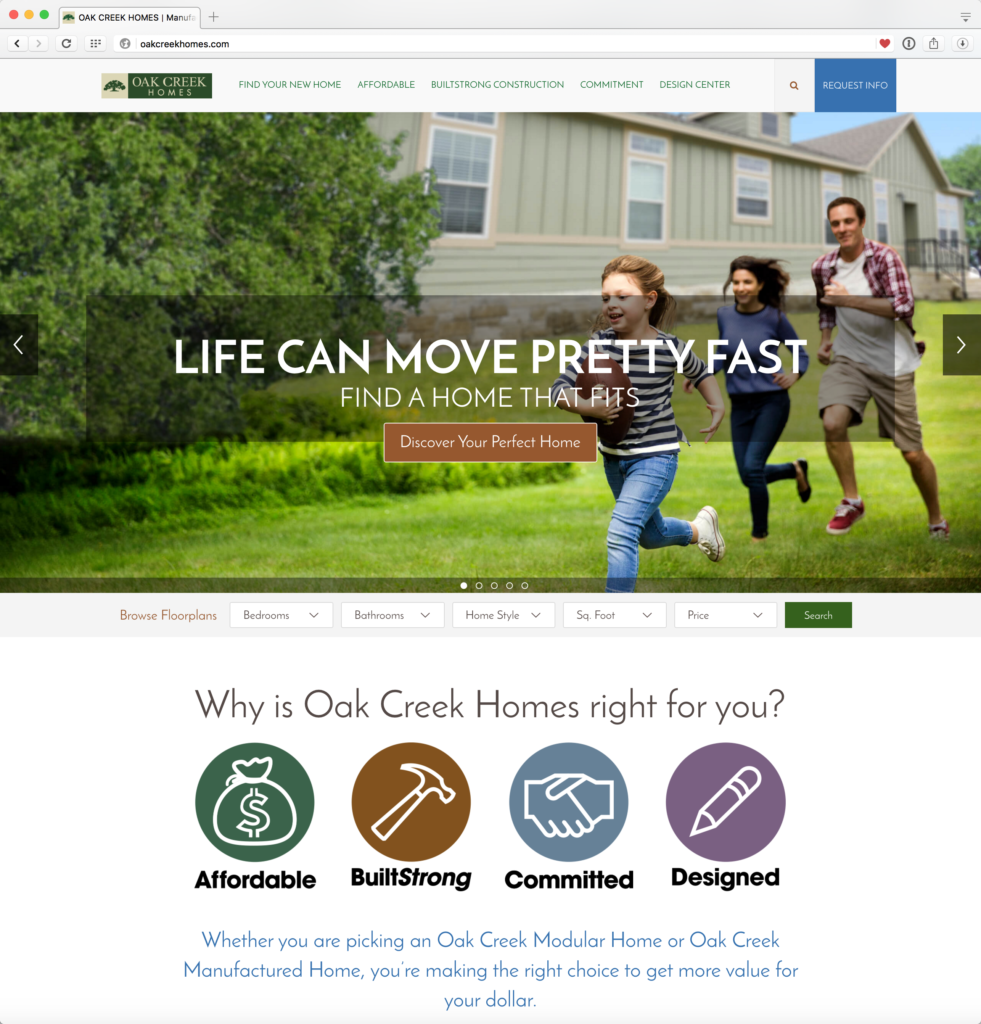 Oak Creek Homes | American Homestar
